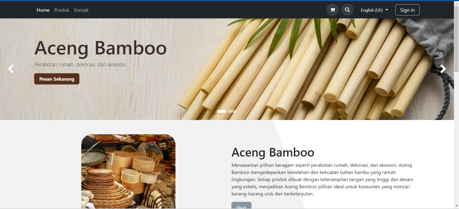 Kelompok KKM 71 UNIBA Ciptakan Website E-Commerce Aceng Bamboo untuk ...